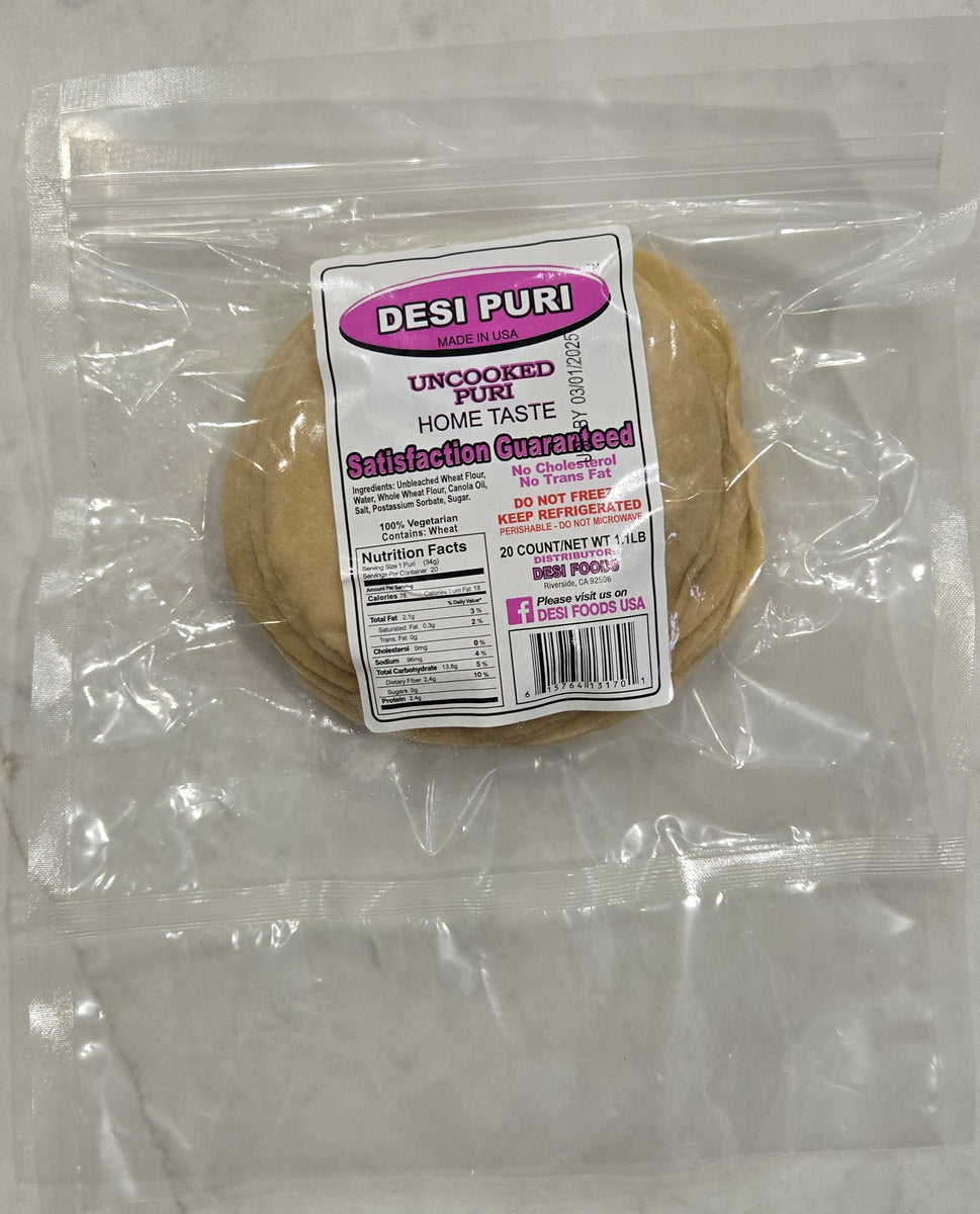 1 CASE DESI PURI – DESI FOODS USA